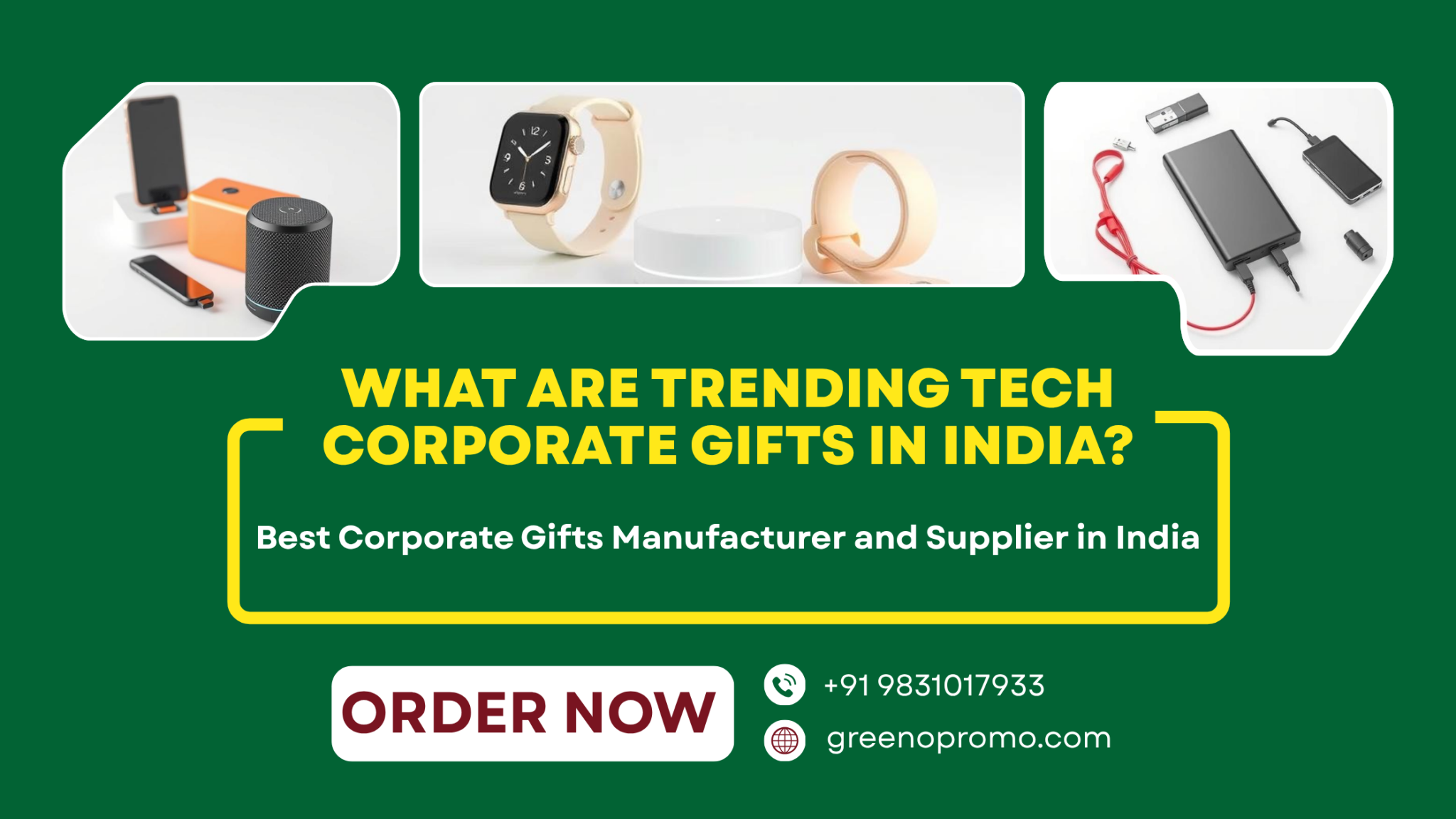 What are Trending Tech Corporate Gifts in India? | Greenopromo